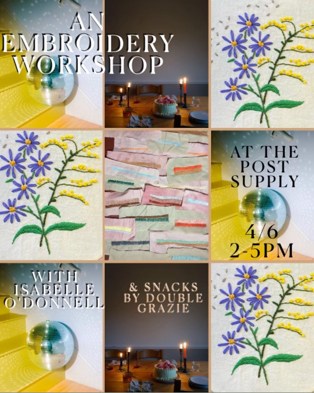 An Embroidery Workshop – The Post Supply