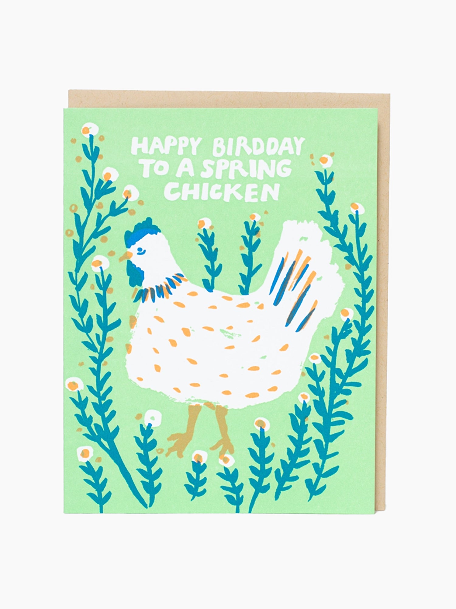 Spring Chicken Birthday Card – The Post Supply